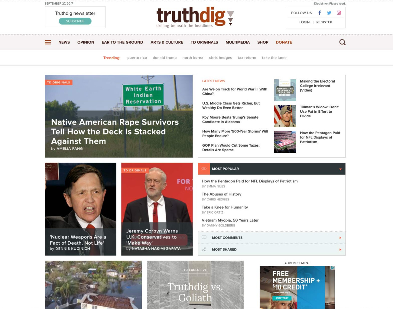 Truthdig - Hop Studios