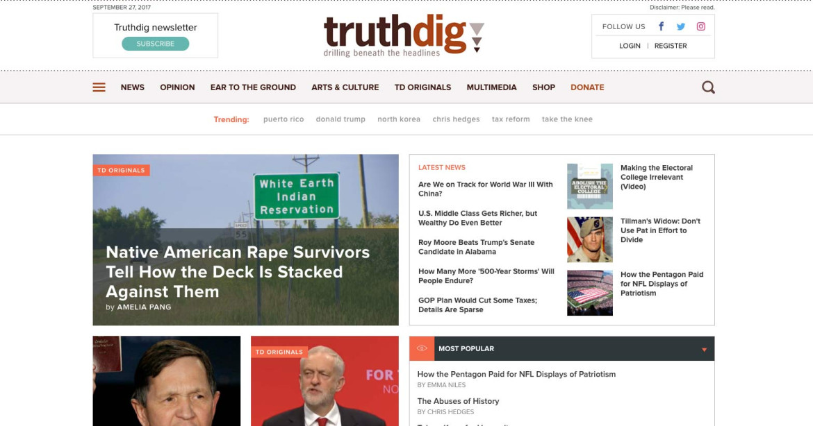 Truthdig - Hop Studios